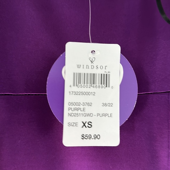 Windsor | Dresses | Windsor Purple Prom Dress In Xs | Poshmark